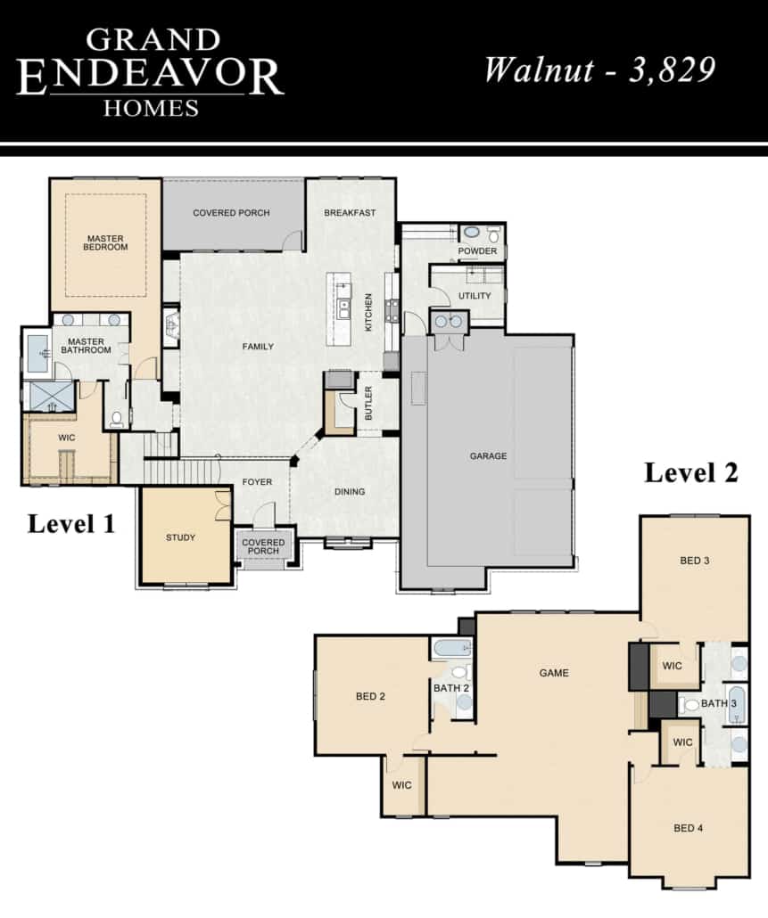 Walnut Home Model | Grand Endeavor Homes | Central Texas Custom Home ...