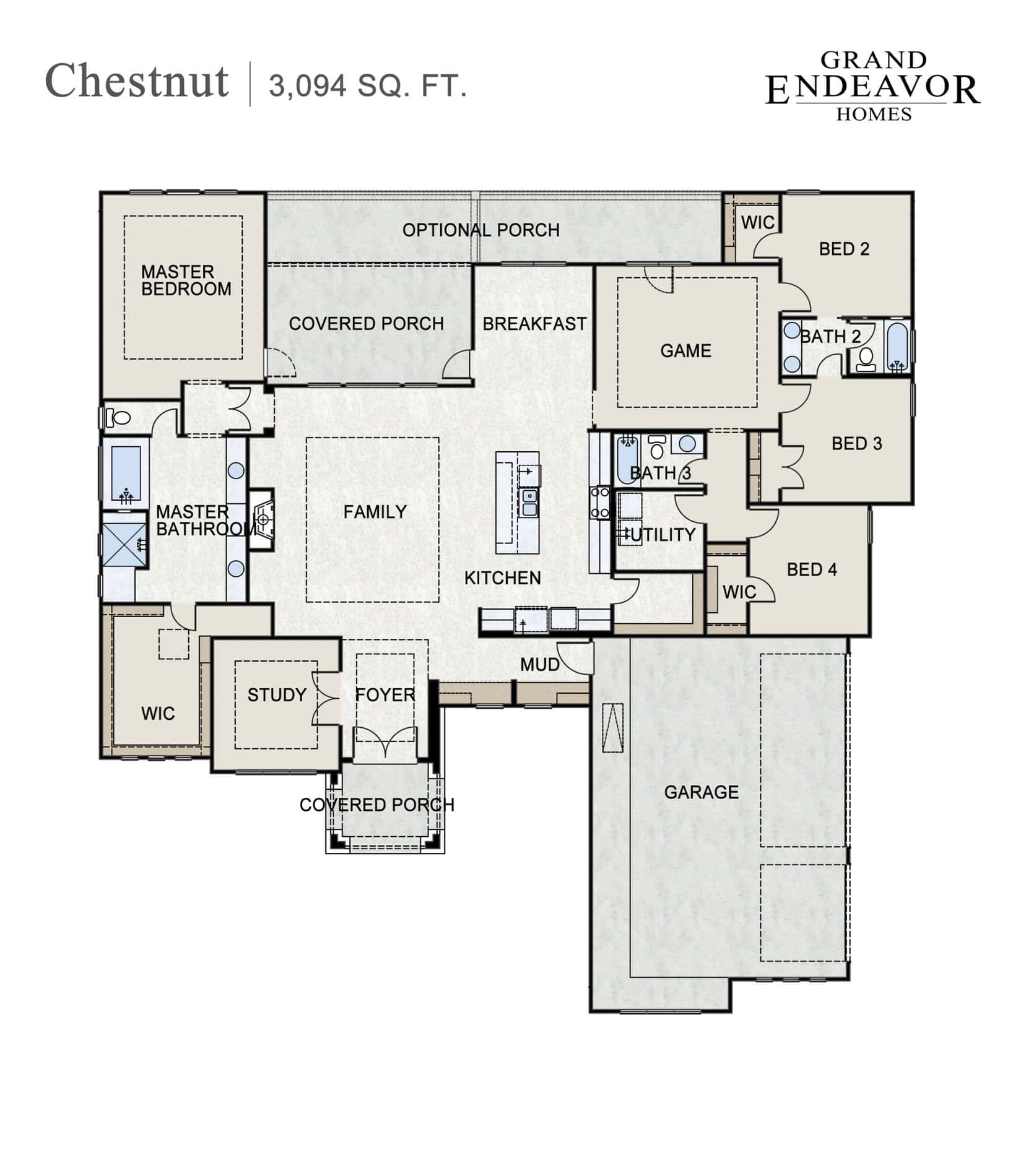 House Plans | Chestnut | Grand Endeavor Homes™